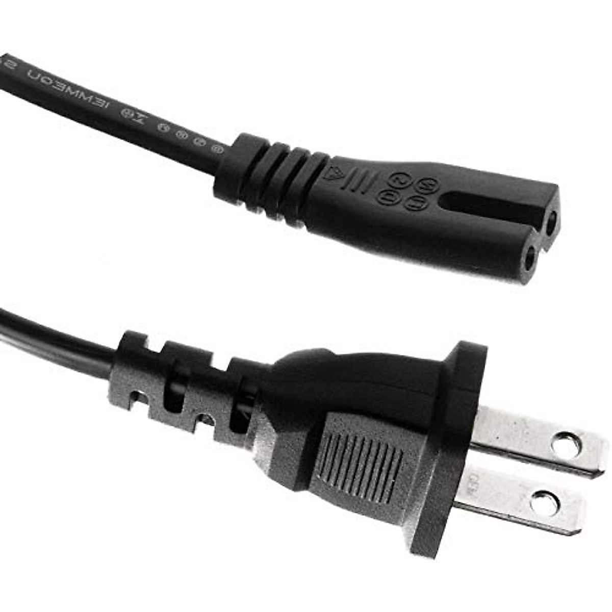 NiceTQ Replacement US 2Prong AC Power Cord Cable for Bose Wave Music System AWRCC1 AM/FM Radio CD Player