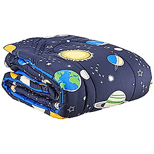Waverly Space Adventure Modern Graphic 2-Piece Reversible Comforter Set, Twin, Multicolor