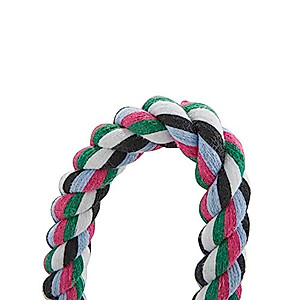 You & Me Colorful Zigzag Rope Bird Perch, Medium