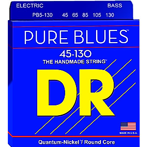 DR Strings PURE BLUES Bass Guitar Strings (PB5-130)