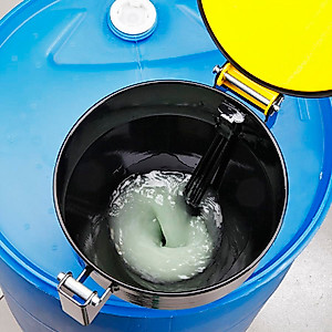 PIG Drum Funnel | Burpless Steel Drum Funnel | for 20 to 55 Gallon Steel or Poly Drums w/ 2" NPT | Overfill Preventer | 15" L x 11.25" W x 15" H | Red | DRM1127-RD-NPT