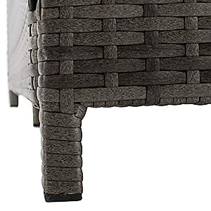 Safavieh PAT7500B Outdoor Collection Cadeo Grey Cushion Daybed