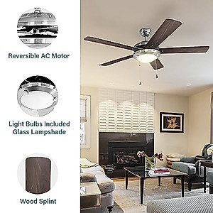 Riveria breeze 52 Inch Ceiling Fans with Lights