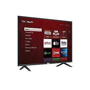 TCL 43-Inch Class 4K 2160p Ultra HD Smart LED TV HDR10 60Hz Refresh Rate Compatible with Alexa & Google Assistant 43S431 (Renewed)
