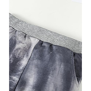 Mioglrie 4T Boy Clothes Tops Pants Outfits Set Little Boy Clothes Sweatsuits Baby Boy's Clothing Tie Dye Baby Boy Outfits Gifts Grey 5T Boys Clothes