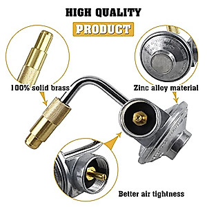 Xastro Gas Grill Regulator Propane Griddle Regulator for Blackstone 17 Inch & 22 Inch Tabletop Griddle Grills Pit Boss PB336GS Griddle CharBroil 19952085 Griddle