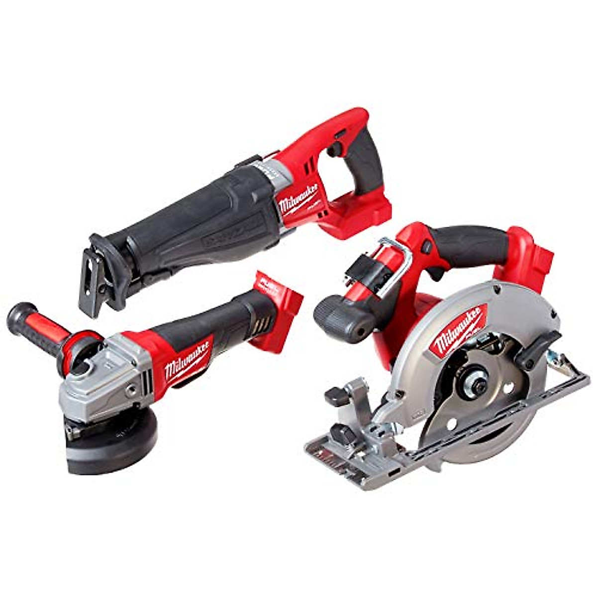 Milwaukee 2896-26 M18 Fuel 18-Volt Lithium-Ion Brushless Cordless Combo Kit (6-Tool) with (2) 5.0 Ah Batteries, (1) Charger, (2) Tool Bags