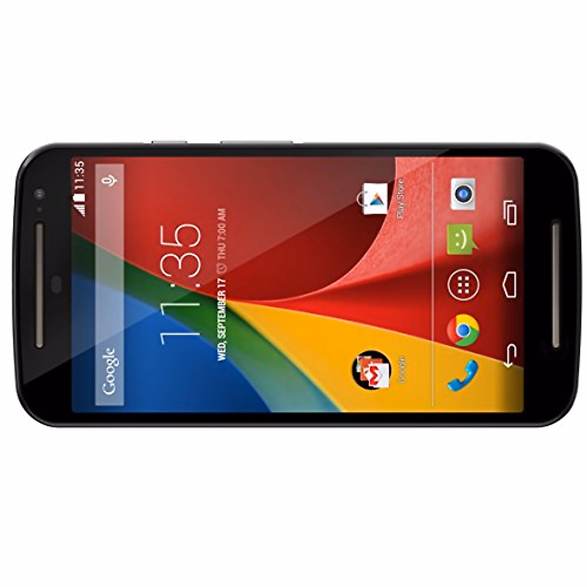 Motorola XT1068 Moto G (2ND GENERATION - 2014) DUAL SIM 8GB Factory Unlocked 3G Phone - Black (International Version - No Warranty)