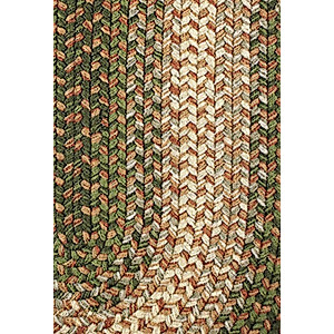 Rhody Rug Easy Living EL63 Herb Garden 2' x 3' Oval - Braided Area Rug, Home Decor, Floor Mat or Bedroom Rug - Easy Care, Ideal for High Traffic Areas in Hallway and Living Room - Made in USA