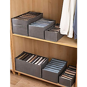 9 grid, Drawer Organizers for Clothing, Clothes Organizer, Wardrobe Clothes Organizer, Clothes Organizer for Folded Clothes, Wardrobe Organizer for Jeans Pants Sweaters T-shirts Underwear