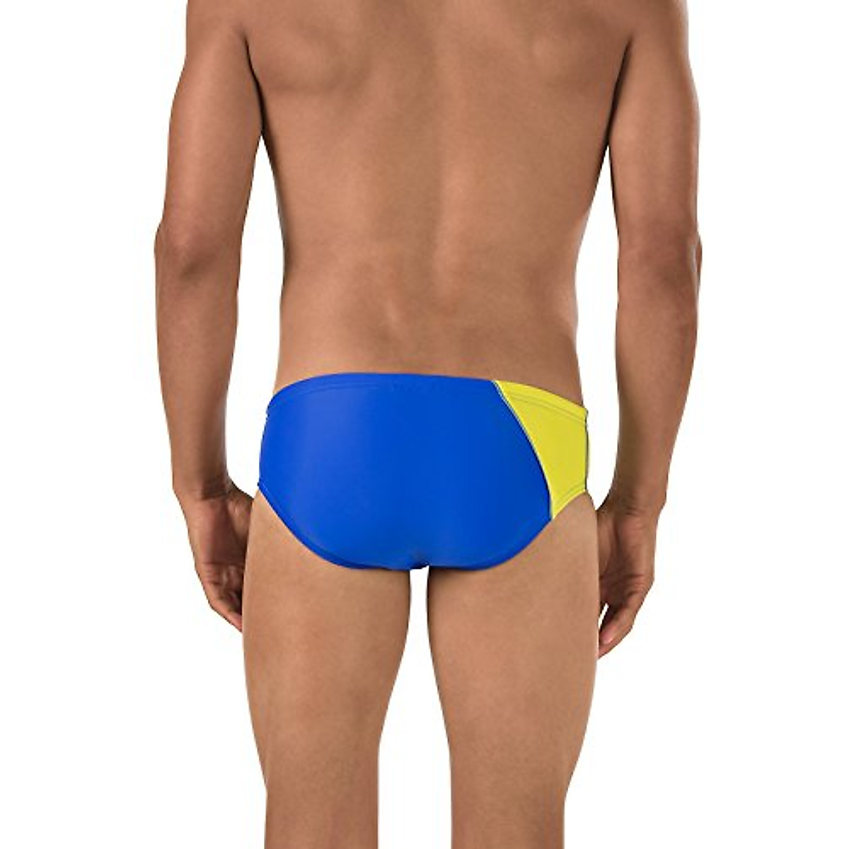 Speedo Men's Swimsuit Brief PowerFlex Eco Revolve Splice Team Colors