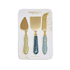 Two's Company Chantilly Charm Set of 3 Cheese Knives