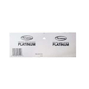Personna Platinum Red Chrome Double Edge Stainless Steel 100 Blades 20BX