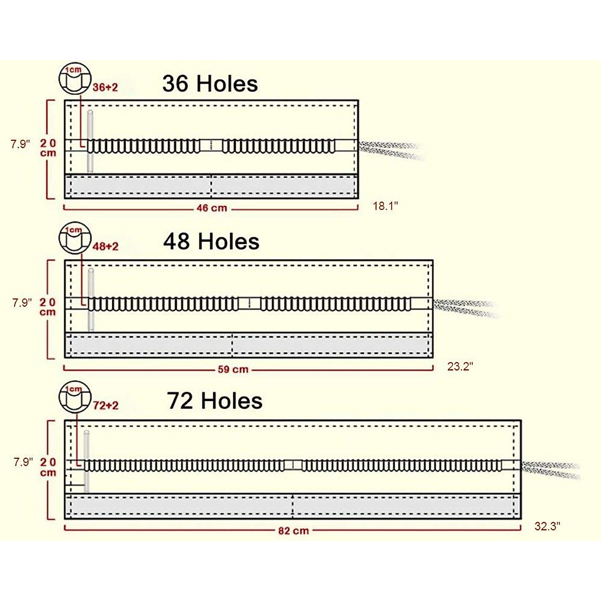 Handmade Canvas Pencil Roll Wrap 72 Holes, Multiuse Roll Up Pencil Case Large Capacity Pen Curtain for Coloring Pencil Holder Organizer,White