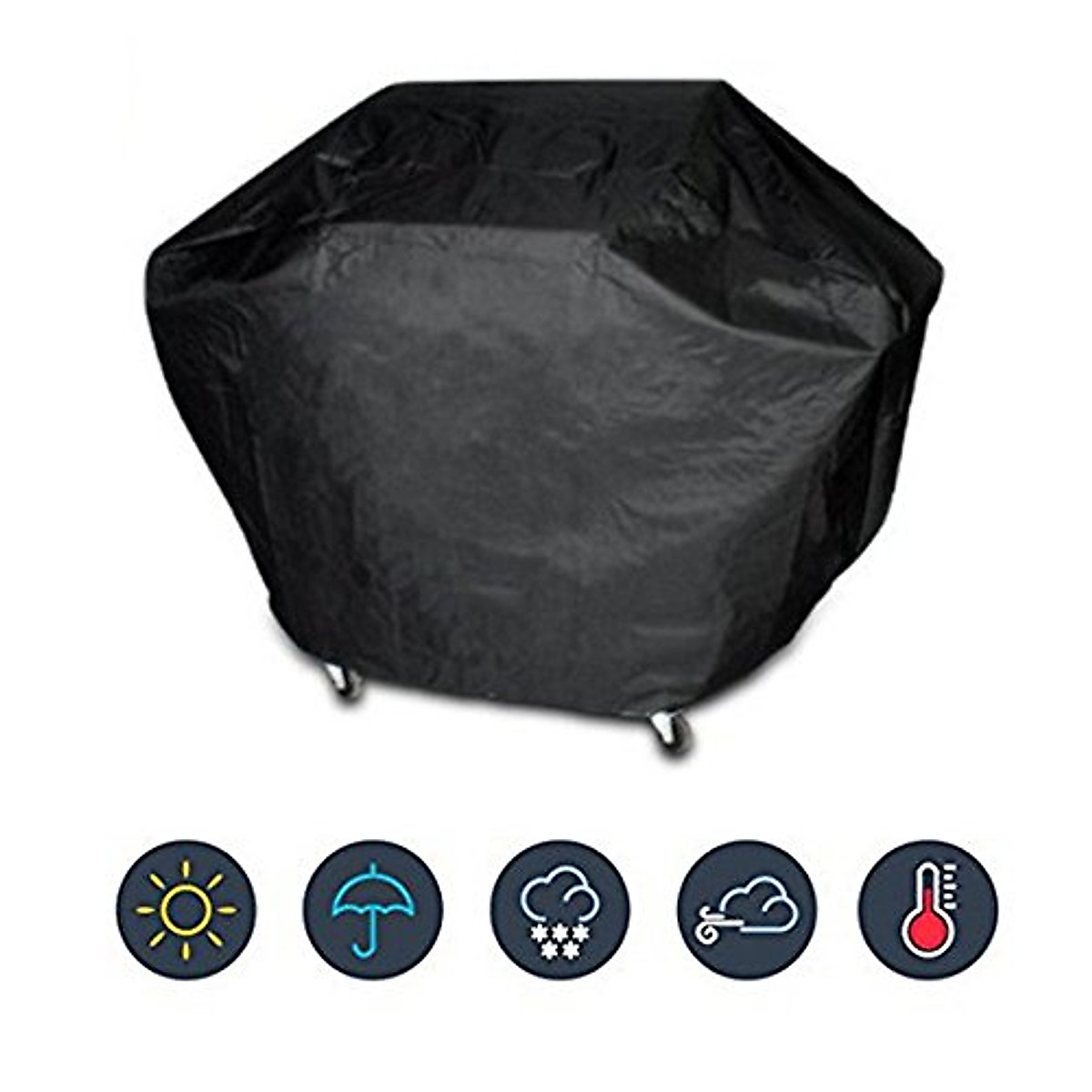 Giveme5 Grill Cover, Waterproof Heavy Duty Gas Barbeque Grill Cover Durable BBQ Grill Covers (XXXS - 30" x 30" x 22")