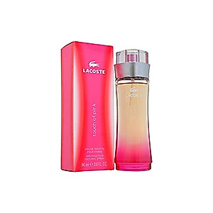 Lacoste Touch of Pink Eau de Toilette for Women, 3.0 Fl Oz