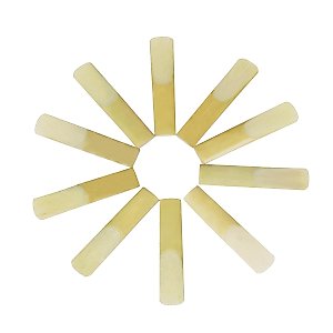 Alto Saxophone Reeds 2.5, Alto Sax Reeds Strength 2.5 for Alto Sax with Transparent Case, Box of 10