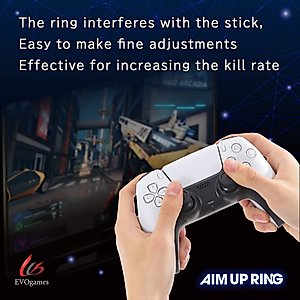 EVOgames Aim Up Ring Trial Set Made in Japan FPS Precise operability UP 3 types of hardness set PS5 PS4 Switch Xbox For PC controller