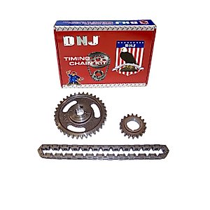 DNJ TK4206 Timing Chain Kit for 1972-1987 Ford, Lincoln, Mercury Colony Park, Continental, Cougar 7.5L V8 16V OHV 7539cc