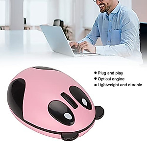 Sanpyl 2.4G Wireless Mouse with Receiver ，1200DPI 3 Buttons USB Port Plug and Play Optical Engine ABS Material Ergonomic Design Mouse for Office