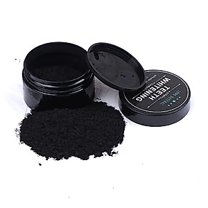 Lumeeno All Natural Organic Activated Charcoal Teeth Whitening for Sensitive Tooth and Gum - Whiten, Clean and Detoxify - Vegan - No Chemicals - Zero Bleach Whitener Enough for 150+ Uses