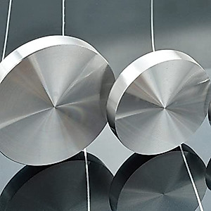 Angoily 4PCS Glass Table Adapter Round Aluminum Disc, M8 Thread Thick Aluminum Circle Disc Glass Adapter for Glass Table Tea Tables (5CM)