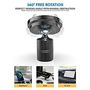 KOTOO MagSafe Compatible Magnetic Wireless Car Charger, Designed for iPhone 15/14-12 Series, Fast Charging Stand and Air Vent Holder (2023 Upgraded)