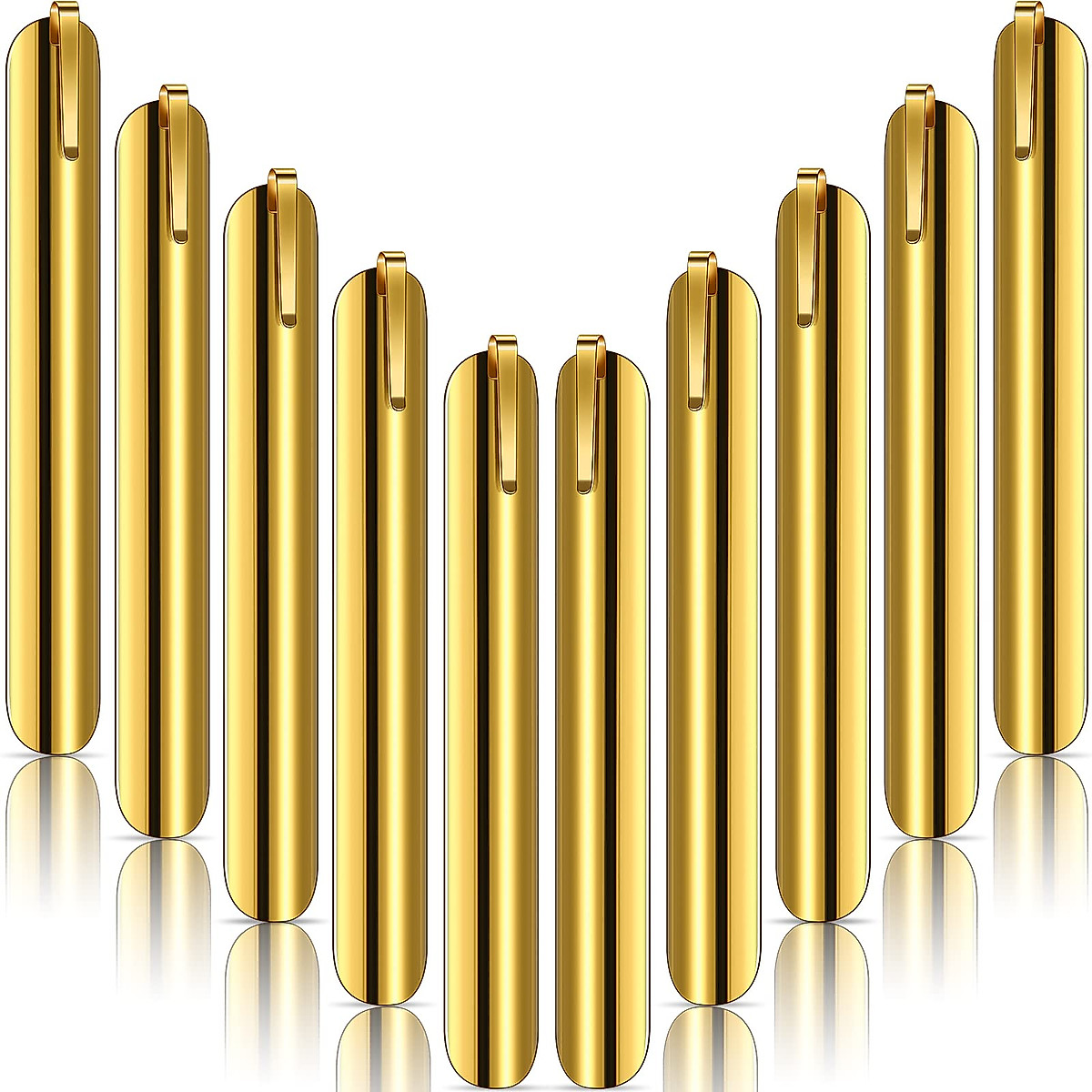 Crumbers for Servers, Table Crumb Sweepers Bread Crumber Cleaner Stainless Steel Table Crumbers for Tablecloth in Restaurants and Homes, Servers, Waiters, Waitresses Tool Accessories(Gold, 10)