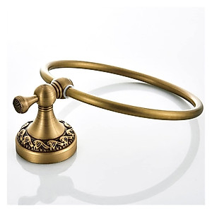 Towel Racks Bath Towel Holder,Hand Towel,European Antique Brass Towel,Retro Towel Rack,Hardware,Wall Mounted Hanging Rack for Toilet Kitchen