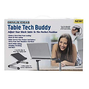 Table Tech Buddy for Laptop/IPad/Chrome Book Adjustable Laptop Desk