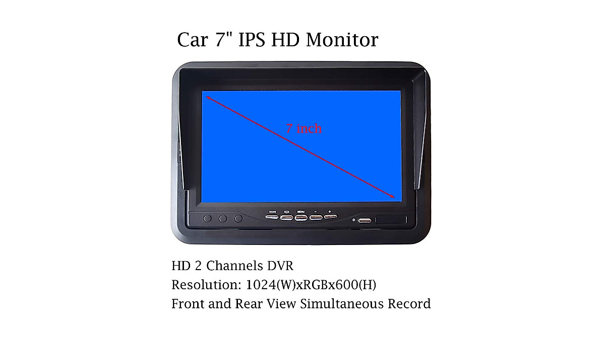 AHD Car Backup Camera System with 7" Monitor