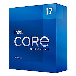 Intel® Core™ i7-11700K Desktop Processor 8 Cores up to 5.0 GHz Unlocked LGA1200 (Intel 500 Series & Select 400 Series Chipset) 125W