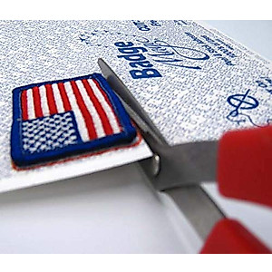 Badge Magic Cut to Fit Freestyle Double-Sided Patch Adhesive Kit (1-Pack) - No Iron Necessary - Safe Applicator of Decals on Fabric, Clothing, Hats, and Jeans