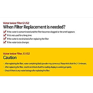 Biontech Water Ionizer Filter Set for BTM-200N, BTM-300N, BTM-4000, BTM-202L