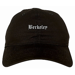 Kings Of NY Berkeley City California 6 Panel Dad Hat Black