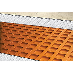 Schluter All-Set Modified Thin-Set Mortar - Ideal for Ditra and Kerdi Systems, Suitable for Ceramic, Porcelain, Stone Tile, Interior and Exterior Use - Grey, 50 Lbs - SETA50G