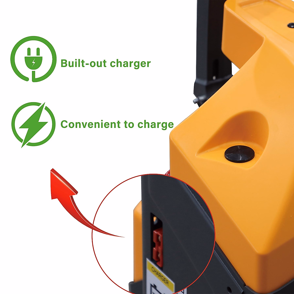 APOLLO Full Electric Pallet Jack Truck Heavy Duty Lithium Battery Mini Walkie Pallet Truck for Narrow Scene 3300lbs Capacity 48" x 27" Forks
