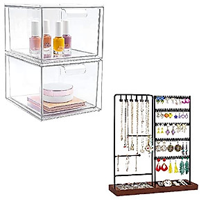 Vtopmart Makeup Organizer and Earring Organizer