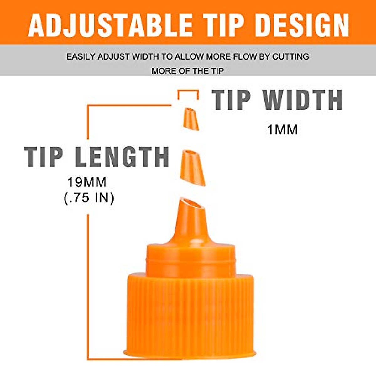 HAOHAN Squeeze Writer Bottles Set-12 Squeeze Cookie Icing Bottles, 1 Cleaning Brush, 1 Funnel, Applicator Bottles-4 of Each (1 Oz, 2 Oz, 4 Oz) for Cookie Decorating, Food Coloring