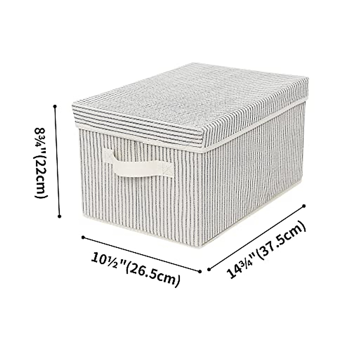 GRANNY SAYS Bundle of 3-Pack Rectangle Storage Bins & 3-Pack Rectangle Storage Bins with Lids
