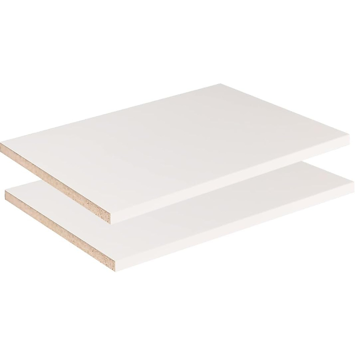 B&B HARDWARE Cabinet Shelves - Melamine 1/2'' Thick - Custom Organize Space with Stylish Cabinet Melamine Shelves - Perfect Solution for Home & Office - Cut to Size (12" Depth x 29 Inches Length)