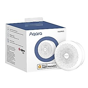 Aqara M1S Smart Hub, Wireless Smart Home Bridge for Alarm System (2.4 GHz Wi-Fi Required), Home Automation, Remote Monitor and Control, Supports Alexa, Google Assistant, Apple HomeKit and IFTTT