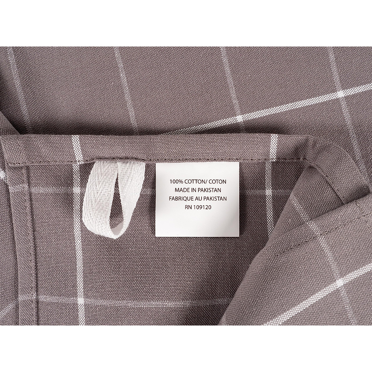 KAF Home Chelsea Assorted Kitchen Towel - Set of 10-18 x 28 Inches - Mixed Flat and Terry Dish Towels (Gray)