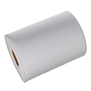 White Tulle Spool 6 Inch x 100 Yards for Tulle Decoration