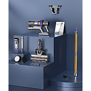 Laresar Cordless Vacuum Cleaner, 400W/33000pa Stick Vacuum Cleaner with Touch Screen, Up to 50 Mins Runtime, Handheld Anti-Tangle Vacuum Cleaner, Edge Cleaning, Pet Hair, Carpet and Hardwood Floor