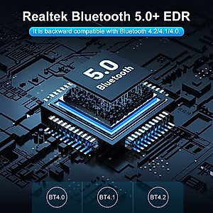 ONVIAN Bluetooth 5.0 Adapter for PC, 100M/328FT Long Range USB Bluetooth Dongle for PC Windows11/10/8/8.1/7, Wireless Bluetooth Transmitter Receiver for Desktop Laptop