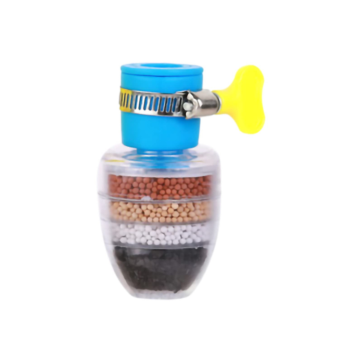 Water Filter for Sink, Water Filter Faucet Bathroom Sink, Interface Faucet Filter Water Purification Universal WaterSaving Water Filter Shower Head Filter Shower Faucet Handle (3pcs)