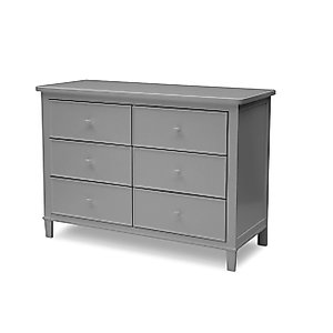 Delta Children Haven 6 Drawer Dresser, Grey