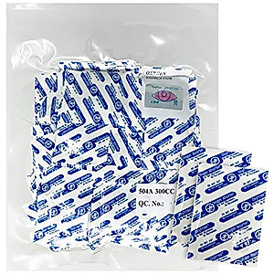 OxyFree Oxygen Absorbers for Mylar Bags or Vacuum Sealer Bag Food Storage (300cc - Qty 50)