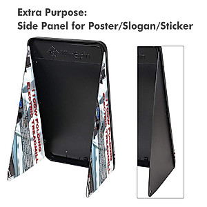 WinSpin 41"x25" Prize Drop Board Foldable Stand Disk Drop Board Game with 12 Playing Pucks for Carnival Tradeshow Party, (with Multi-Colored LED Light)